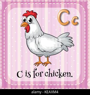 Flashcard letter H is for hen Stock Vector Image & Art - Alamy