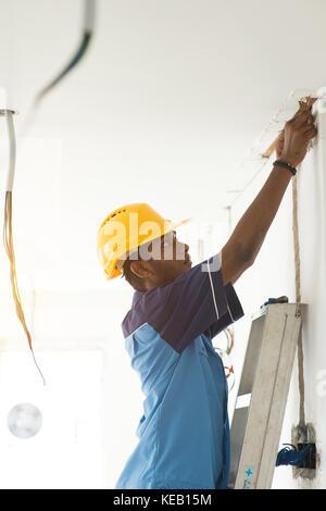 Indian electrical installation. Electricity meter Stock Photo - Alamy