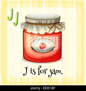 Flashcard of alphabet S is for strawberry Stock Vector Art ...