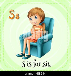 Flashcard letter A is for armchair Stock Vector Image & Art - Alamy