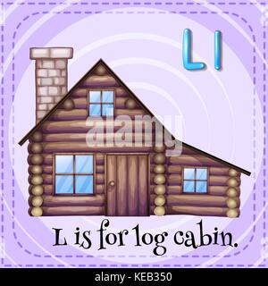Flashcard of alphabet C is for cabin Stock Vector Image & Art - Alamy