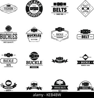 Buckle fashion logo, simple black style Stock Vector Image & Art - Alamy