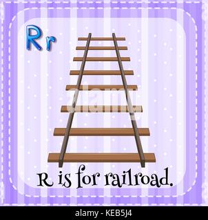 Flashcard alphabet T is for train Stock Vector Image & Art - Alamy