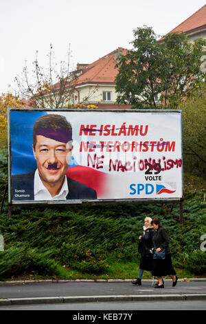 Czech general elections 2017, billboard, Czech Social Democratic Party ...