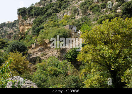 The Mili Gorge near Rethymno in Northern Crete provides a pleasant walk ...