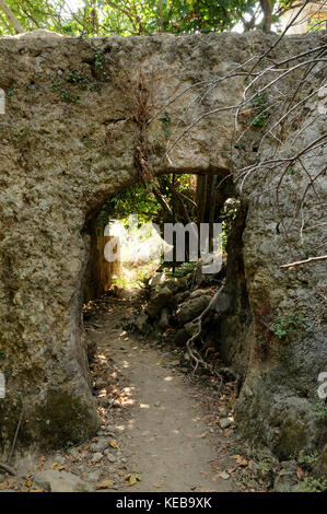 The Mili Gorge near Rethymno in Northern Crete provides a pleasant walk ...