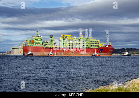 Premier Oil's floating production storage and offloading (FPSO) vessel ...