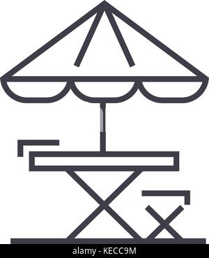 Rocking chair filled line vector icon, simple illustration, related ...