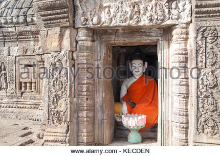 Cambodia, Kampong (Kompong) Cham, Wat Dei Doh, Buddhist monastery ...