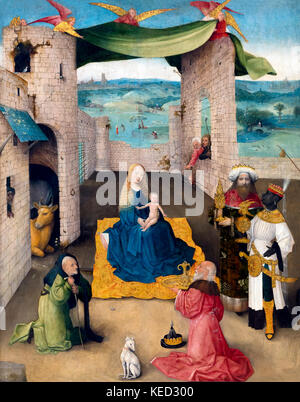 The Adoration of the Magi - by Hieronymus Bosch, 1475 Stock Photo - Alamy
