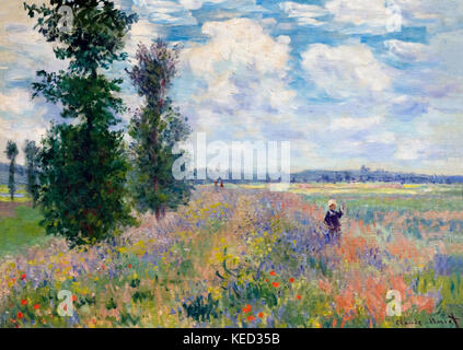 Poppy Fields near Argenteuil, 1875, Claude Monet (French, 1840–1926 ...