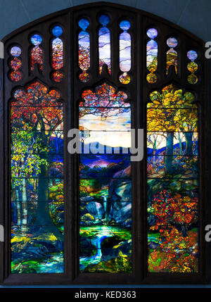 Autumn Landscape, Agnes Northrop, Tiffany Studios, 1923-1924 ...