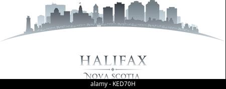 Halifax City (Canada, Nova Scotia Province) map vector illustration ...