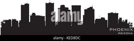 Arizona, Phoenix architecture line skyline illustration. Linear vector ...