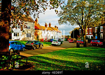 cottages, Egglescliffe village, Yarm on Tees Stock Photo: 170323336 - Alamy