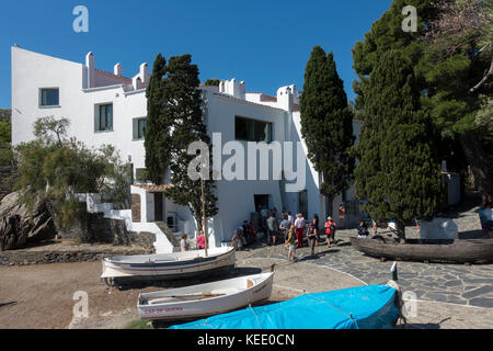 Salvador Dali house ans museum.Portlligat.Cadaqués.Girona.Spain Stock ...