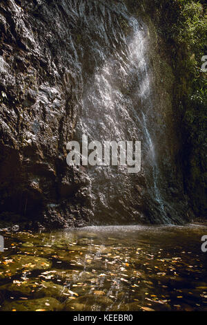 Kaeng nyui waterfall in Vang Vieng, Laos. Tropical rainforest waterfall ...