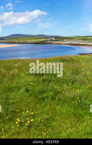 Kyle of Durness, near Keoldale on the North Coast 500, Sutherland ...