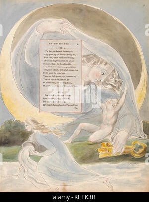 William Blake’s design for Thomas Gray's poem 'The Fatal Sisters ...