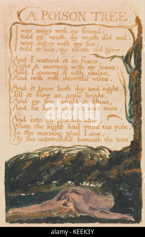Songs of Innocence and of Experience: A Poison Tree ca. 1825 William ...
