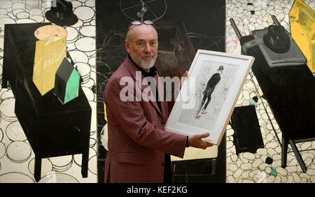 Painter and graphic artist Peter Tuma, photographed at the Wilhelm ...