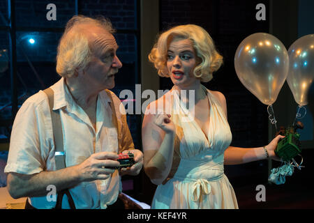 Simon Rouse as Einstein and Alice Bailey Johnson as Marilyn Monroe ...