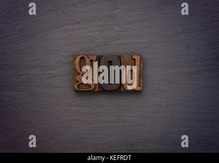 God Spelled Out in Type Set Stock Photo - Alamy