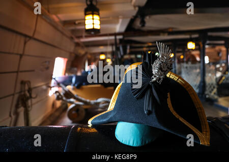 Embargoed to 1800 Friday October 20 An exact replica of Lord Nelson's ...