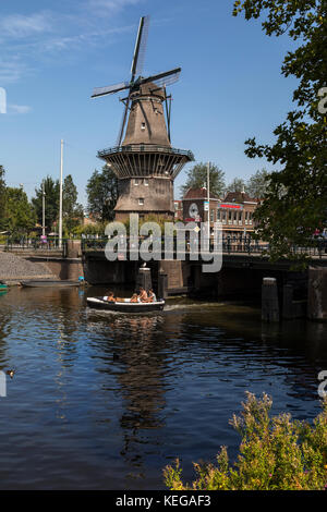 Molen de Gooyer is a windmill in Amsterdam, Netherlands. This ...