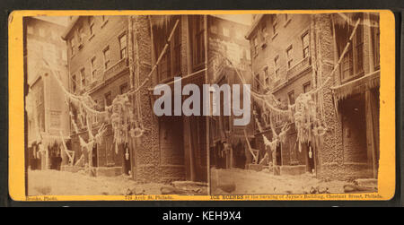 Ice scenes at the burning of Jayne's building, Chestnut Street ...