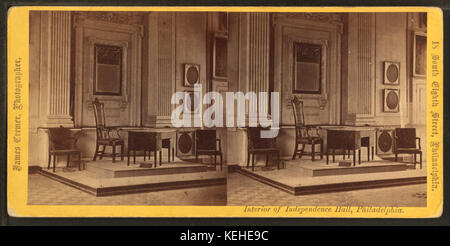 Interior Of Independence Hall, Philadelphia Stock Photo - Alamy
