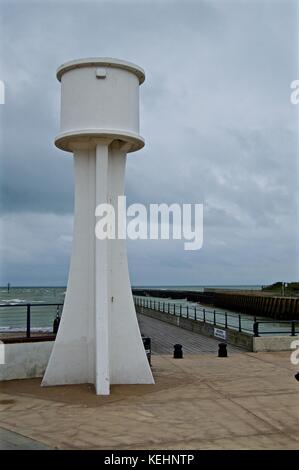 Lighthouse/beacon on Littlehampton's East Beach, Littlehampton, UK ...