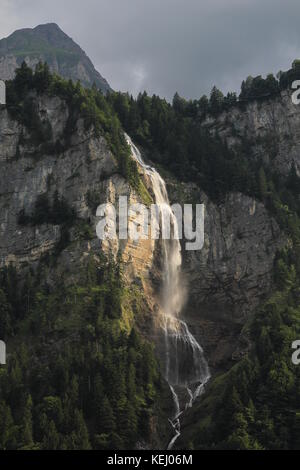 Oltschibachfall, waterfall near Meiringen, Switzerland Stock Photo - Alamy
