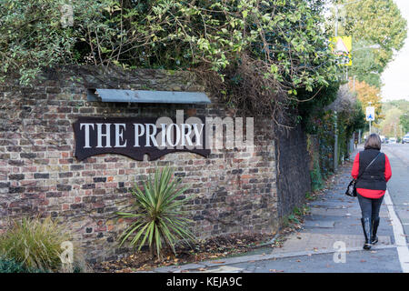 The Priory Hospital, Priory Lane, Roehampton, London, SW15, UK Stock ...