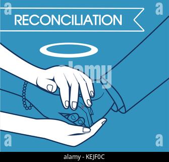 Love reconciliation vector linear Stock Vector Image & Art - Alamy