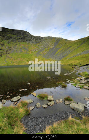 Scales Tarn and Sharpe Edge, Blencathra fell, Lake District National ...