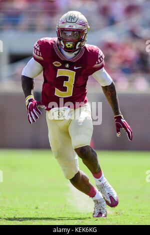 Florida State defensive back Derwin James runs a drill at the NFL ...
