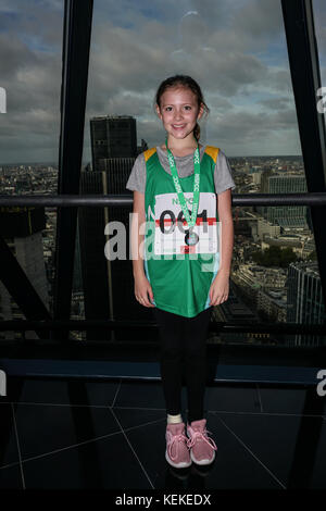 London, England, UK. Hundreds participlate The Gherkin Challenge at the ...