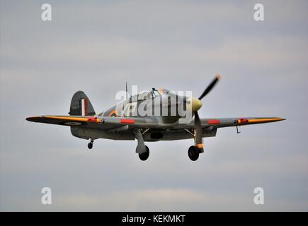 Hawker Hurricane MK11 Hurri bomber world war 2 fighter aircraft Stock ...