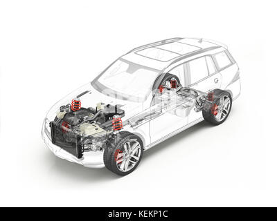 Engine cross section Stock Photo - Alamy