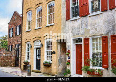 Old brick buildings in Charleston, South Carolina Stock Photo - Alamy