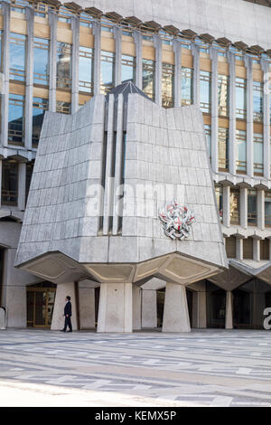 The West Wing of the Guildhall, London, (1974) was designed by Richard ...