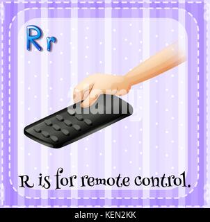 Flashcard letter R is for remote Stock Vector Image & Art - Alamy