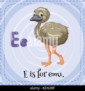 Flashcard letter O is for ostrich illustration Stock Vector Image & Art ...