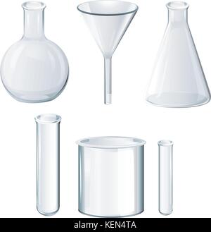 Vector transparent plastic laboratory glasses with blue earpieces ...