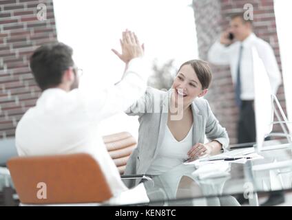 business partners starting a new project Stock Photo - Alamy