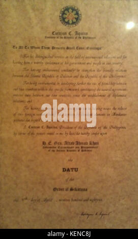 Order of Sikatuna Stock Photo - Alamy