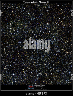 Messier 021 2MASS Stock Photo - Alamy
