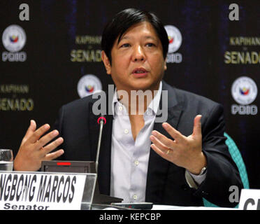 Philippine President Ferdinand Marcos Jr., speaks in the Oval Office of ...