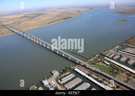 Antioch Bridge Aerial Set 9973d 03 Stock Photo - Alamy